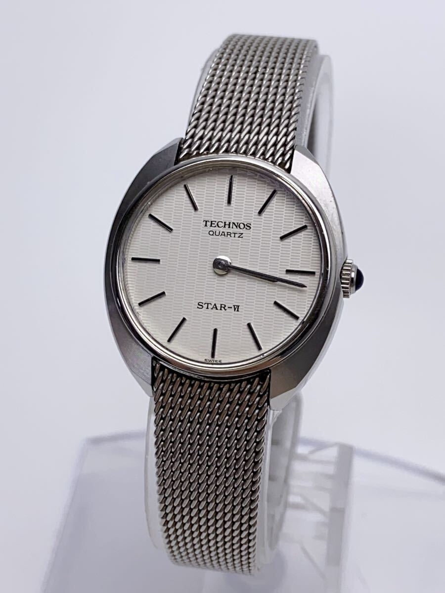 Yahoo!オークション - C091 TECHNOS テクノス STAR-VI 腕時計 クオーツ...