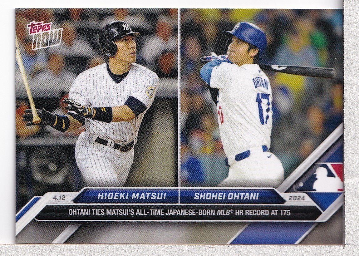 Yahoo!オークション - s06【大谷翔平 / 松井秀喜】2024 TOPPS NOW 日本...