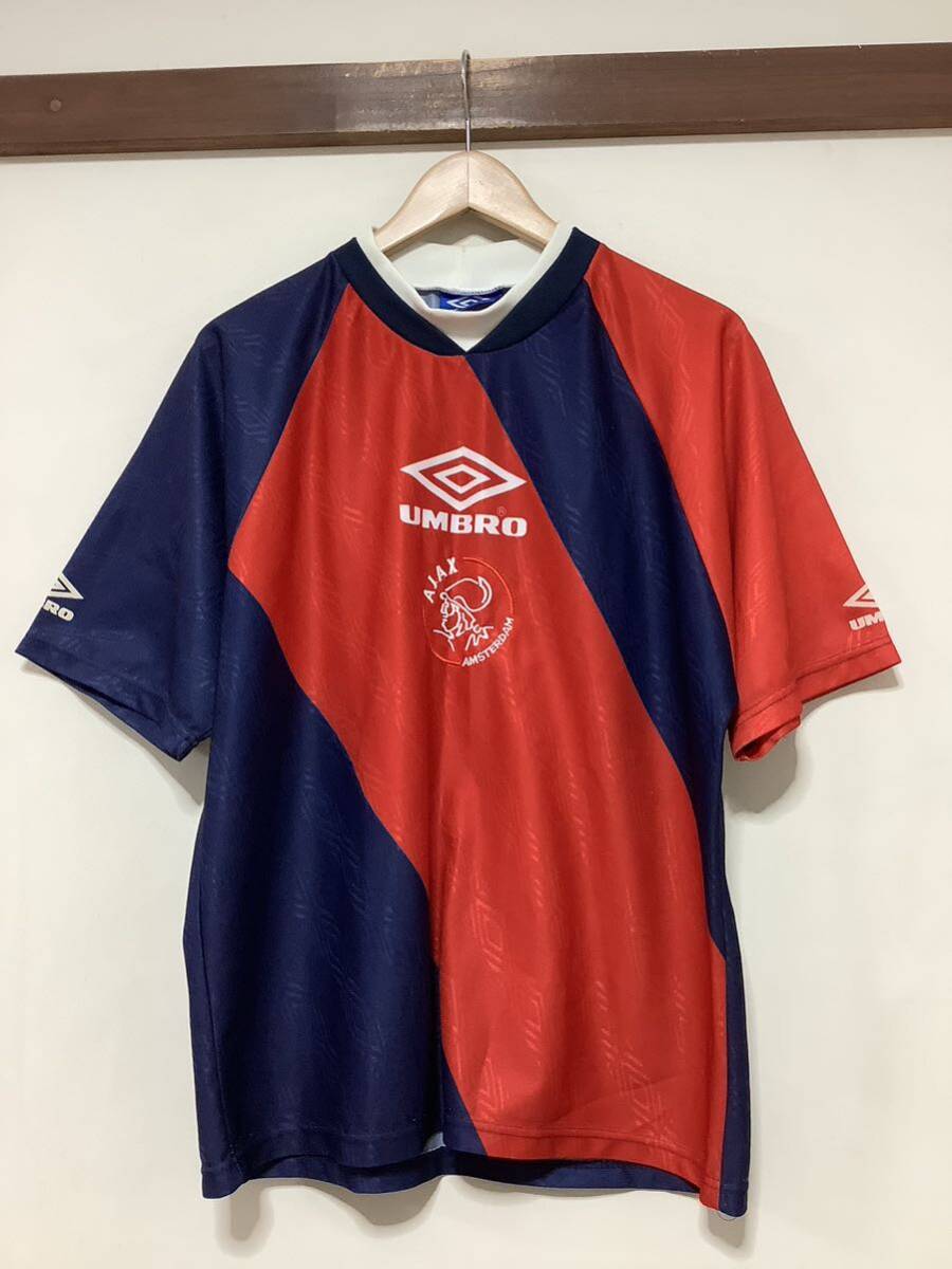 Yahoo!オークション - て1471 アヤックス AJAX UMBRO アンブロ 90's ビ...