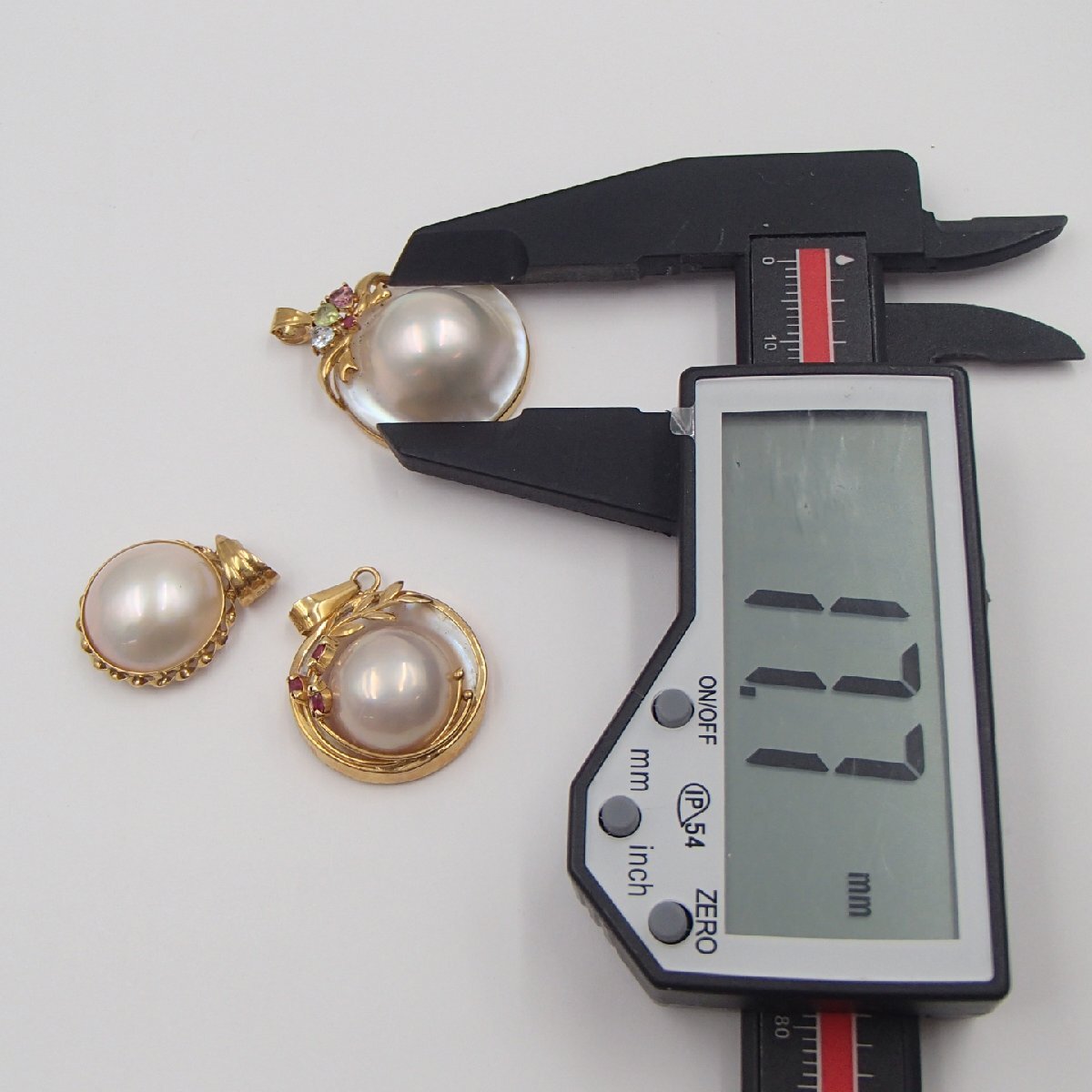 マベパール ペンダントトップ ペンダント /K18 750 重量約6.3g 約5.4g 約3.1g/ 色石 真珠 アクセサリー MM(その他)｜売買されたオークション情報、yahooの商品情報 ...