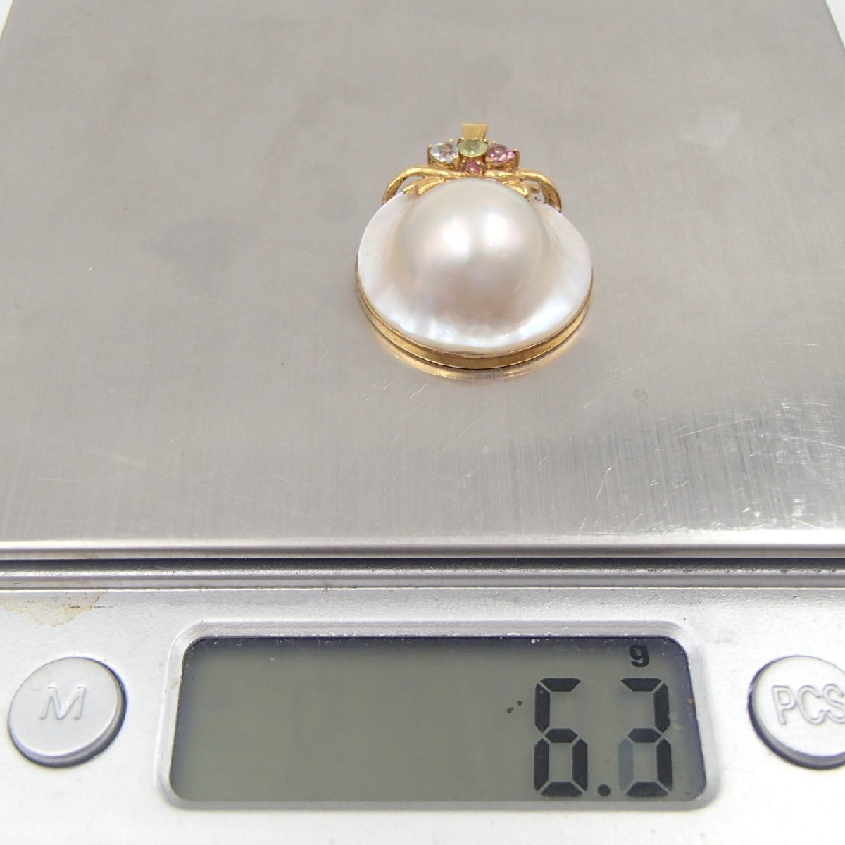 マベパール ペンダントトップ ペンダント /K18 750 重量約6.3g 約5.4g 約3.1g/ 色石 真珠 アクセサリー MM(その他)｜売買されたオークション情報、yahooの商品情報 ...