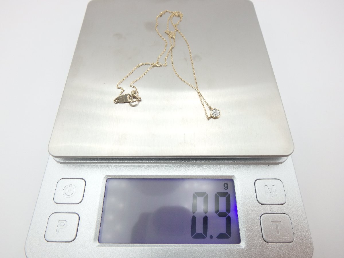 Yahoo!オークション - ete エテ ダイヤモンド ネックレス/約0.9g K10 ...