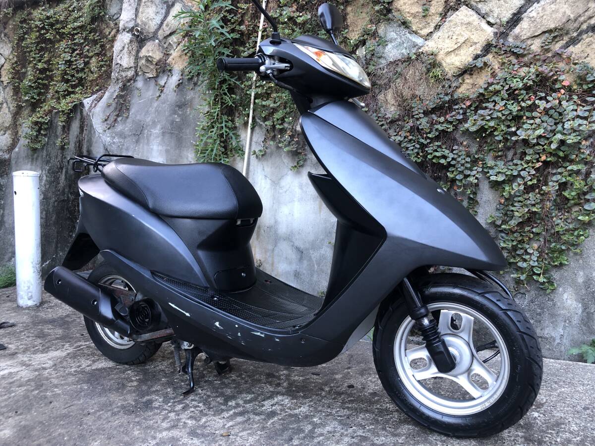 Yahoo!オークション - HONDA ディオ DIO AF62 9436km 艶消しブラック ...