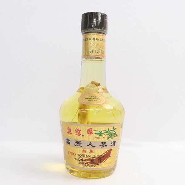Yahoo!オークション - 眞露（ジンロ）高麗人参酒 特級 35％ 720ml M24H...