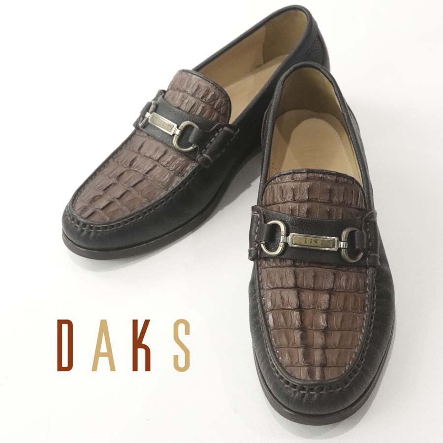 Yahoo!オークション - 美品 DAKS PRIVATE COLLECTION ダックス 牛革使...