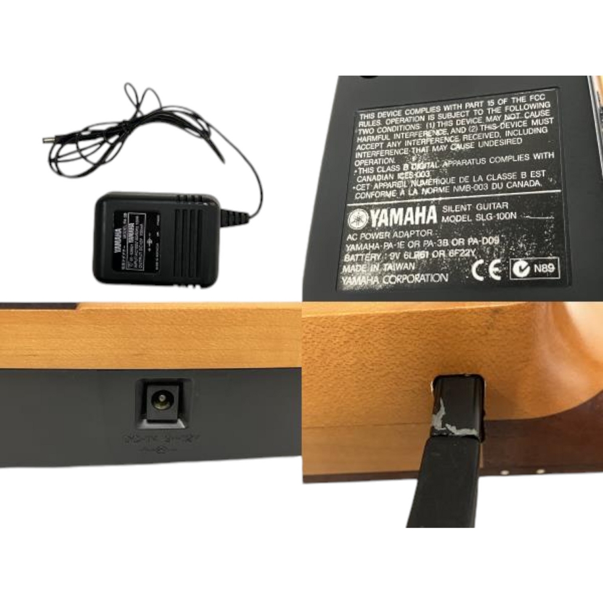 Yahoo!オークション - YAMAHA SLG-100N ヤマハ サイレント ギター 弦楽...