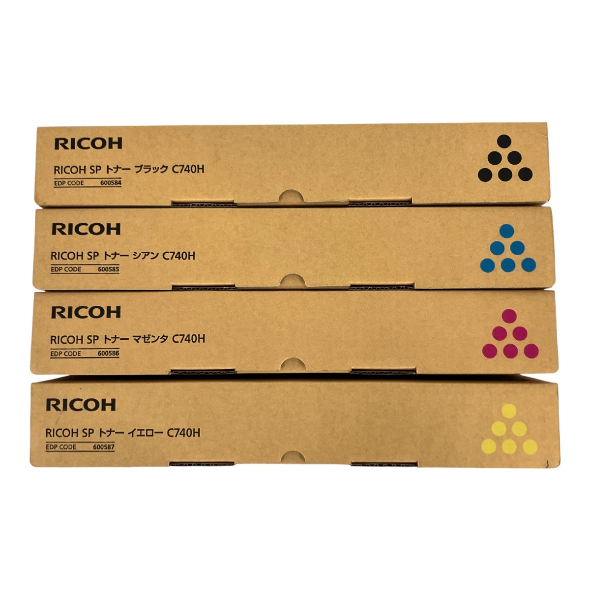 RICOH リコー SPトナー C740H 2色セットシアンイエロー RICOH リコー SPトナー C740H 2色セットシアンイエロー