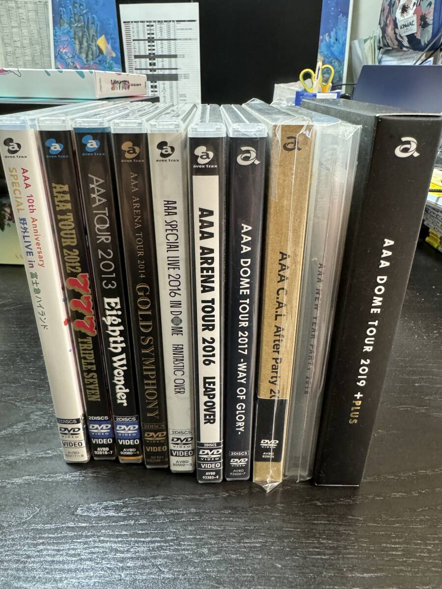 Yahoo!オークション - 10 AAA ライブDVDセット 10枚