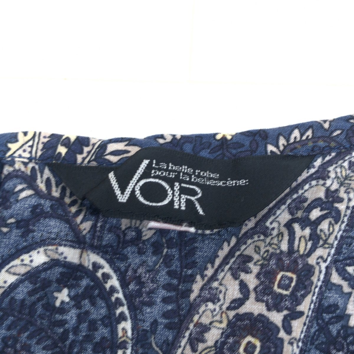 Yahoo!オークション - VOIR ボワール 三陽商会 コットン100% ペイズリ...