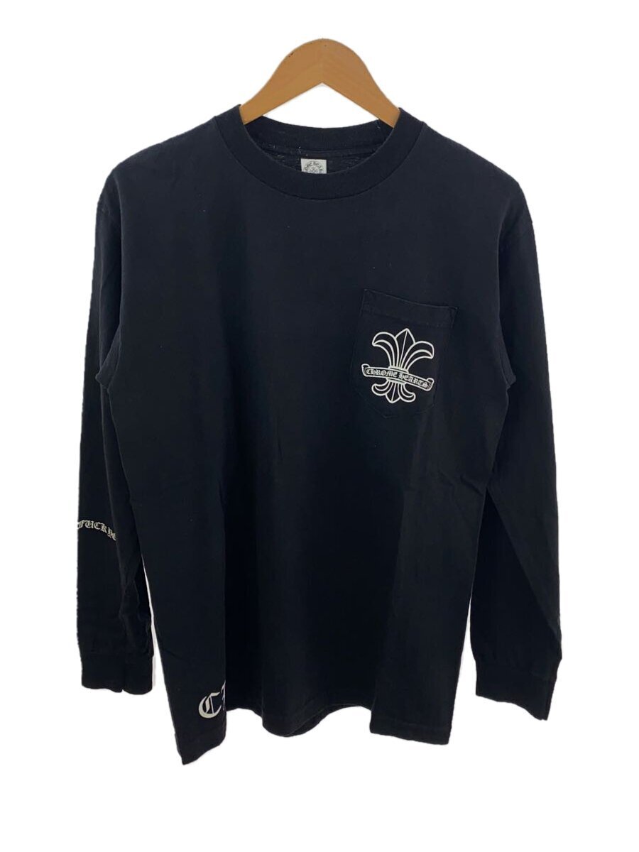 CHROME HEARTS◇ポケット/長袖Tシャツ/M/コットン/BLK 長袖 CHROME HEARTS◇ポケット/長袖Tシャツ/M/コットン/BLK 長袖