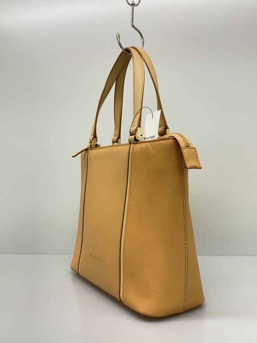 BURBERRY◇ハンドバッグ/レザー/キャメル/無地 - その他 BURBERRY◇ハンドバッグ/レザー/キャメル/無地 - その他