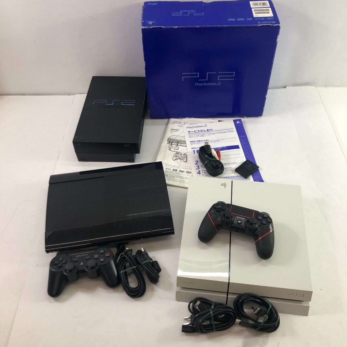 Yahoo!オークション - 04wy1862 PS ハード 3点まとめ / PS2 3 4 / Sony...