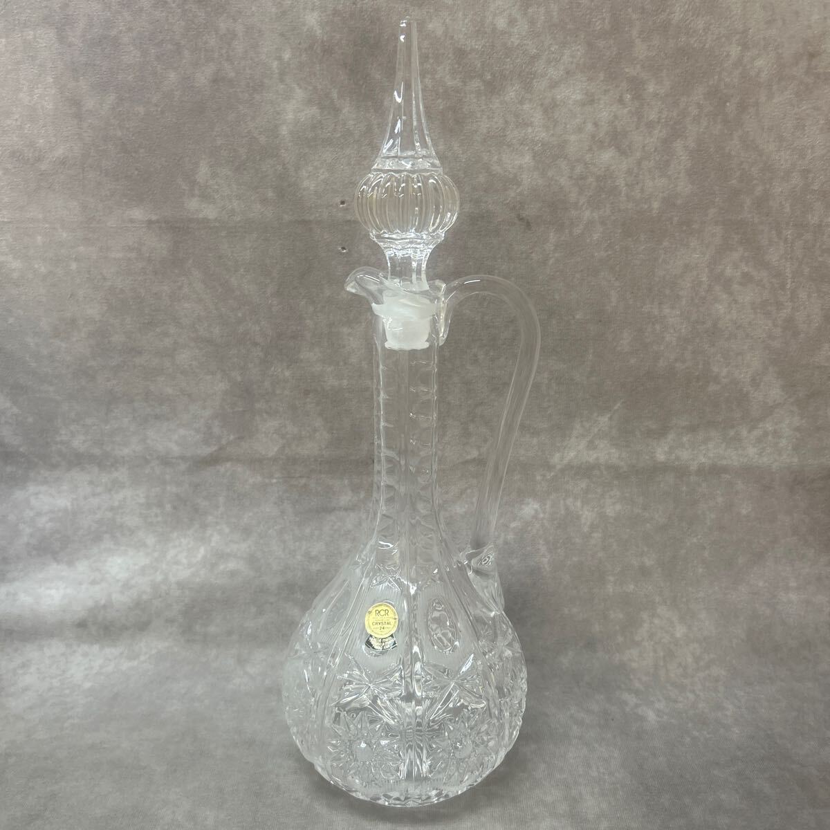 ROYAL CRYSTSL ROCK GENUINE LEAD ピッチャー RCR&SOGA ロイヤルクリスタル イタリア製 デキャンタ ハンドカット 箱入 カットガラス(クリスタルガラス ...