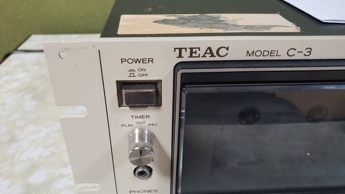 Yahoo!オークション - 完動・美品 TEAC C-3 ティアック カセットデッキ...