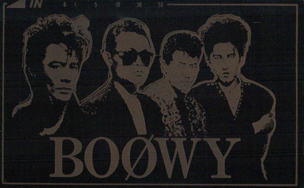 Yahoo!オークション - BOOWY 傷有 テレカ50度数未使用sy_58