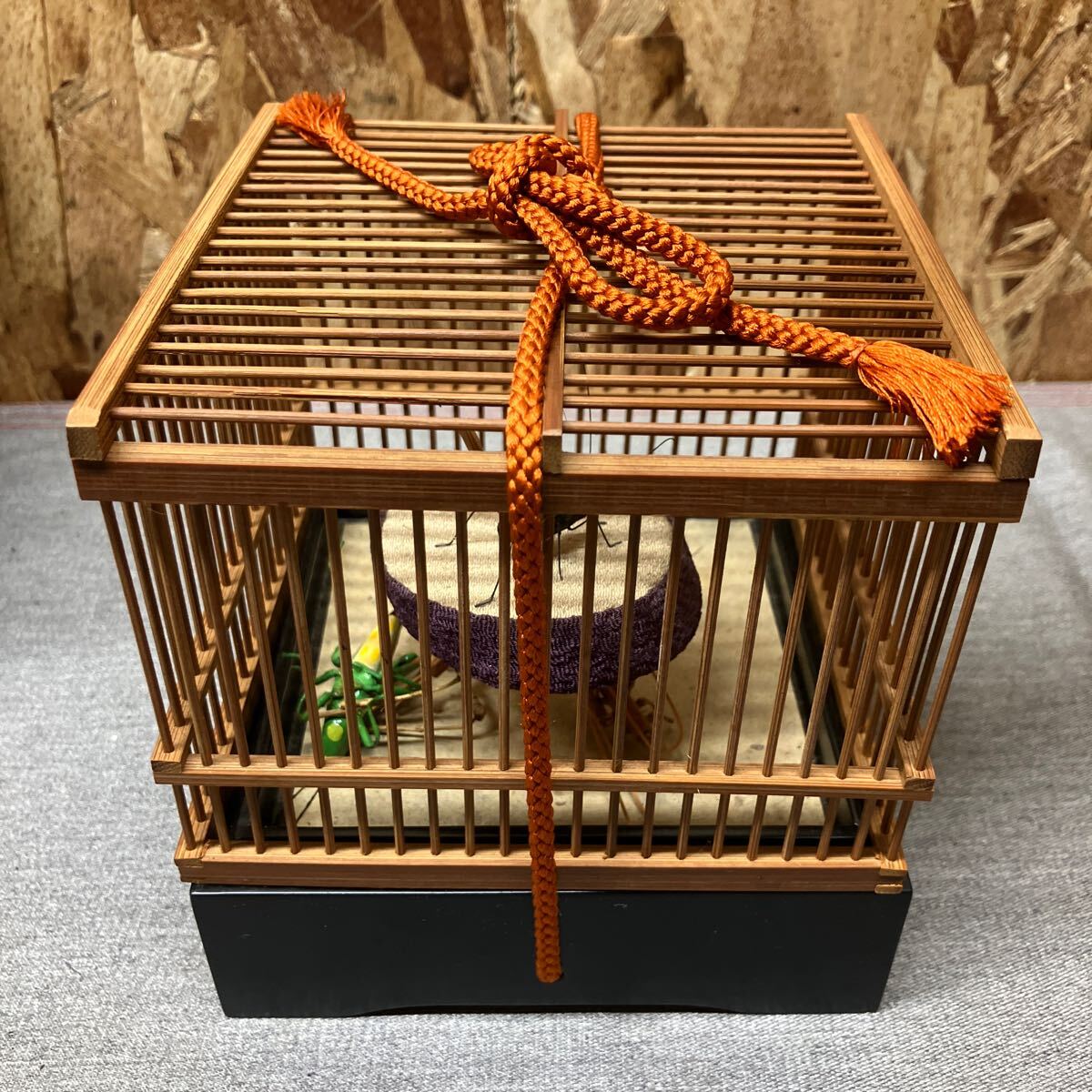 Yahoo!オークション - 送料無料【Nく2385】鈴虫 虫籠 置き物 鈴虫籠 置...