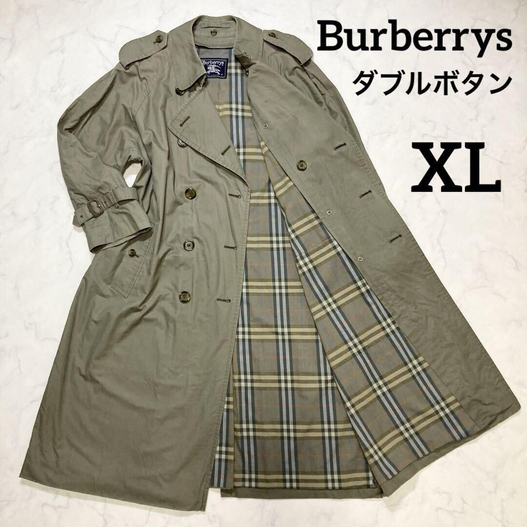 Yahoo!オークション - 1円〜 【美品 XL】 Burberrys バーバリー トレン...