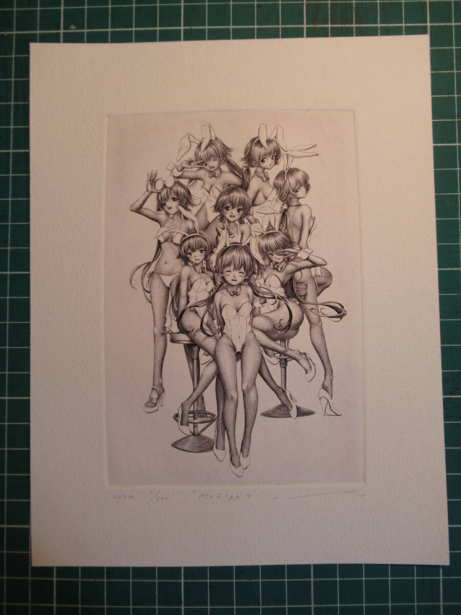 Yahoo!オークション - 萌銅版画 No391「MoEight」 ed7/200 サインエデ...