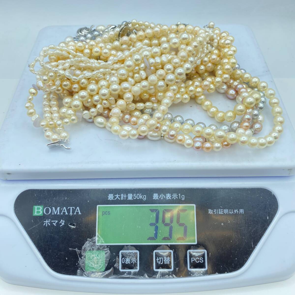 Yahoo!オークション - 『Z16』13点 真珠 パール 約395g ネックレス ブ...
