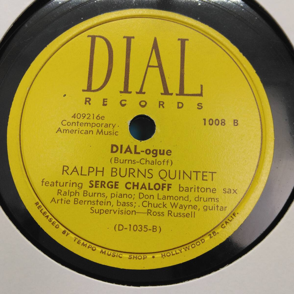 Yahoo!オークション - SP TEMPO JAZZMEN/RALPH BURNS QUINTET (DIAL 1...