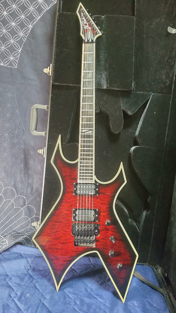 Yahoo!オークション - B.C.リッチ ワーロック NJ-Delux 純正ハードケー...