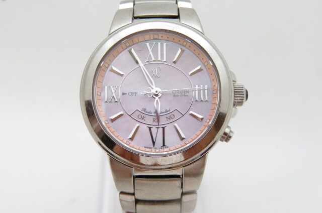 1円 不動 CITIZEN シチズン XC クロスシー H330-T009727 エコドライブ 電波ソーラー レディース 腕時計 文字盤ピンクシェル 8-10-7(クロスシー)｜売買された ...