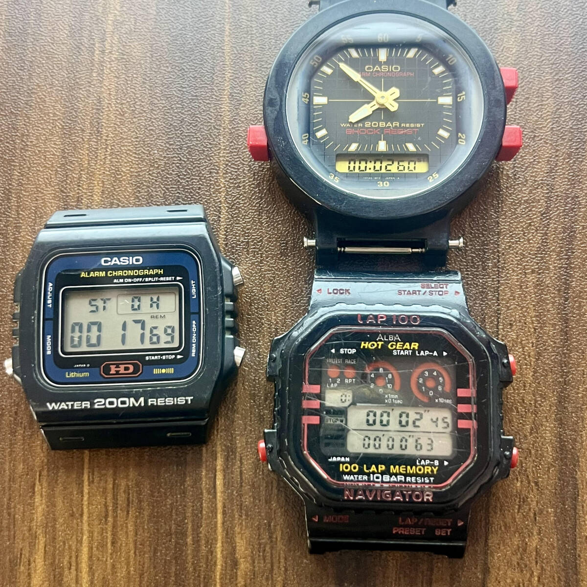 Yahoo!オークション - SEIKO ALBA W358-4A00 NAVIGATOR CASIO カシオ ...