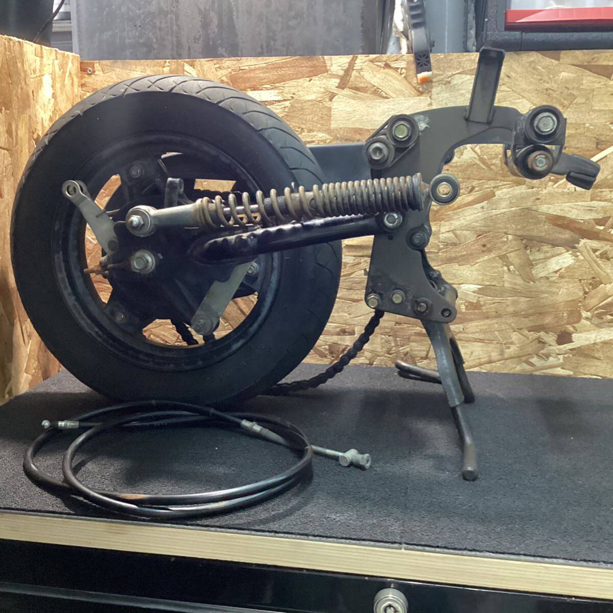 Yahoo!オークション - A10 AF53 ジョルカブ ホンダ純正 リア足廻りセッ...