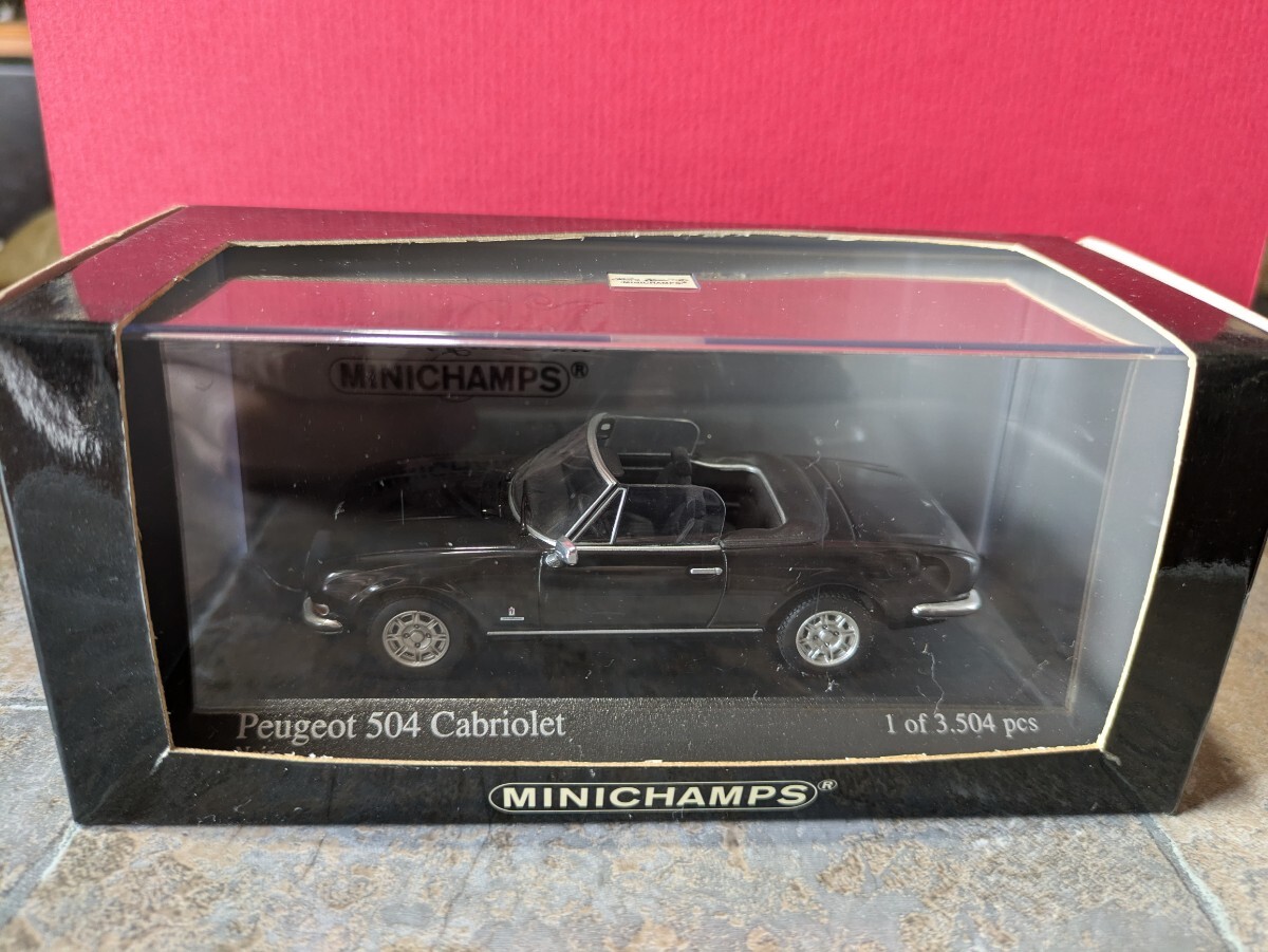 Yahoo!オークション - ミニチャンプスPeugeot504Cabriolet1974 1/...