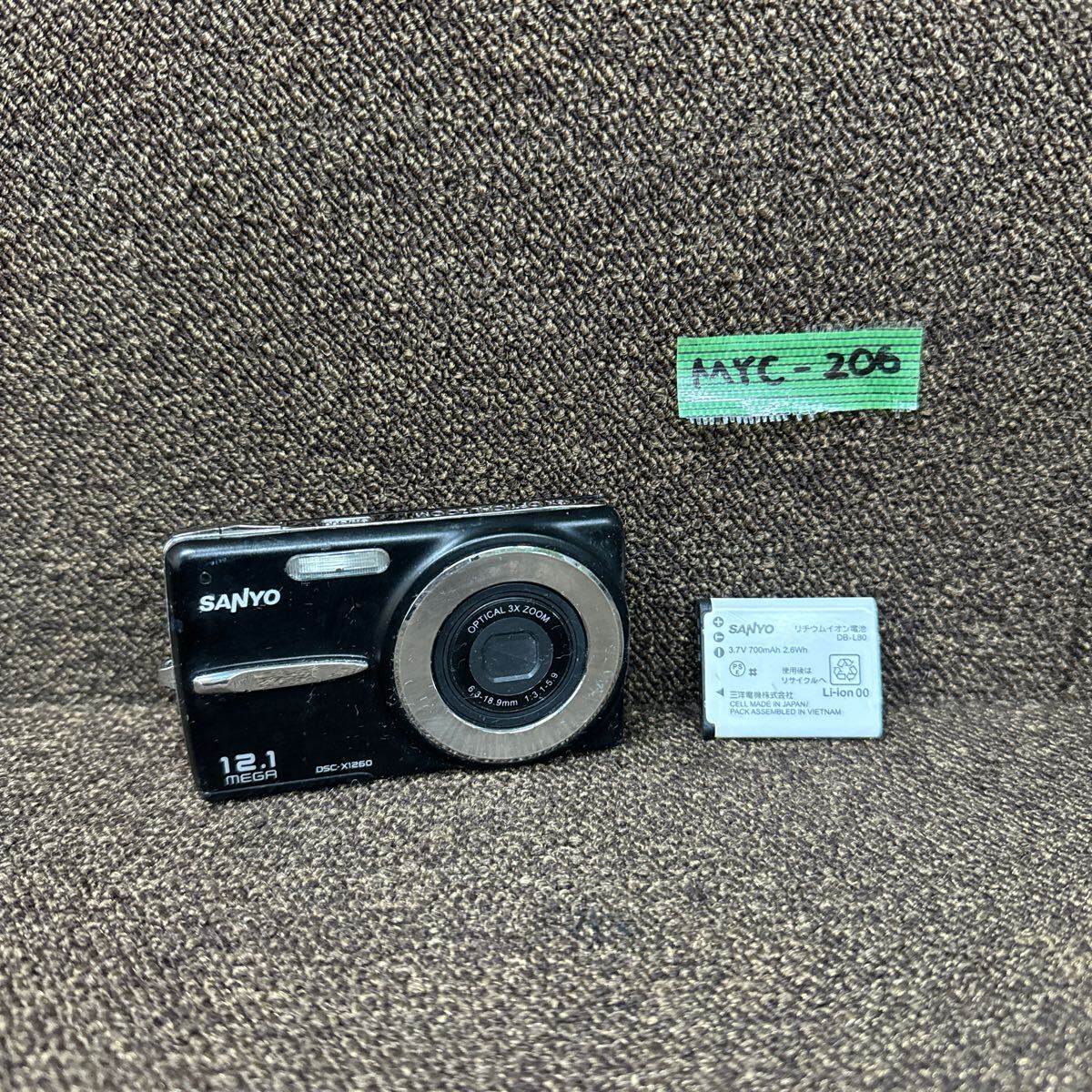 Yahoo!オークション - MYC-206 激安 デジタルカメラ デジカメ SANYO DS...