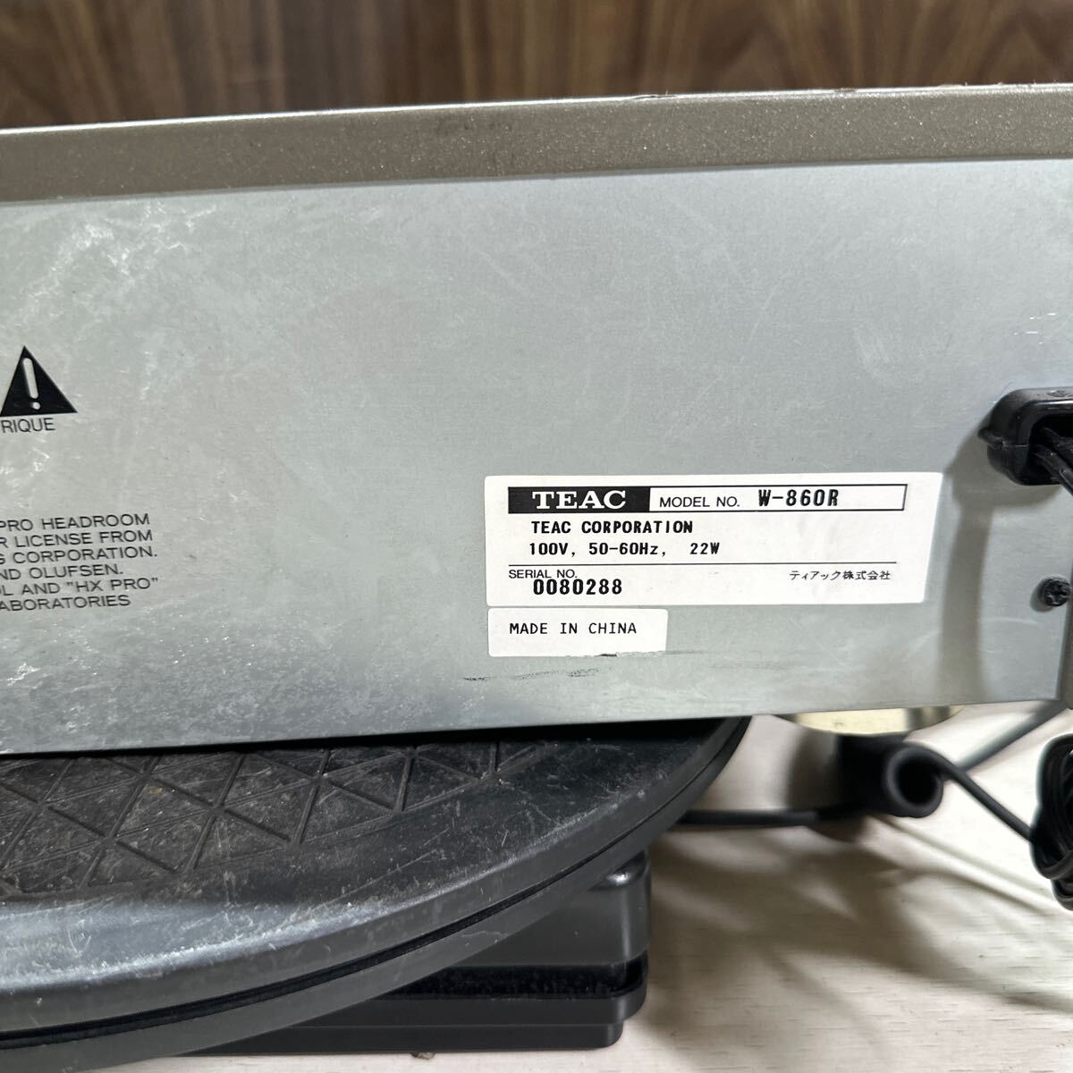 Yahoo!オークション - MYM9-635 激安 カセットデッキ TEAC W-860R Doub...