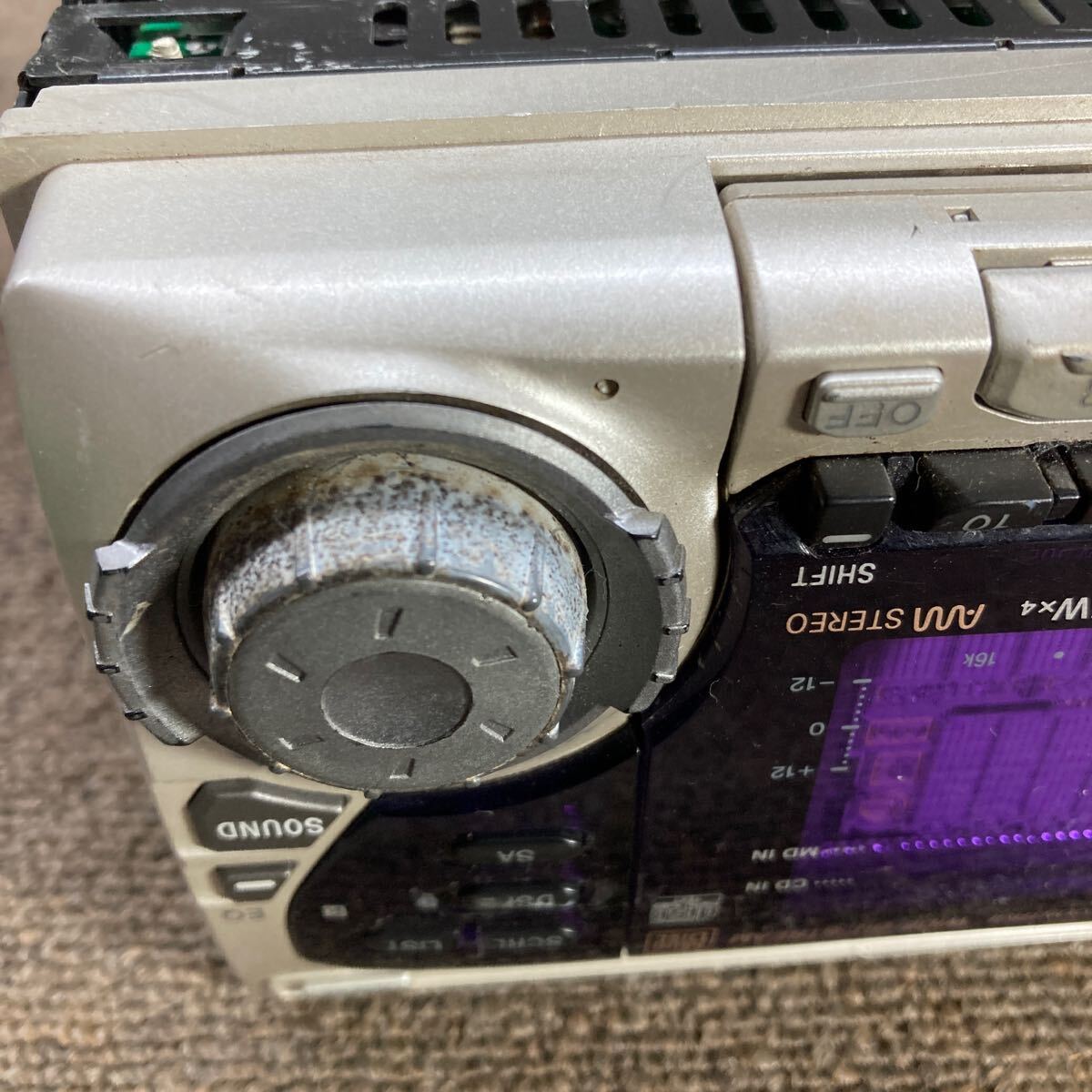 Yahoo!オークション - AV9-607 激安 カーステレオ SONY WX-C60MD 24025...