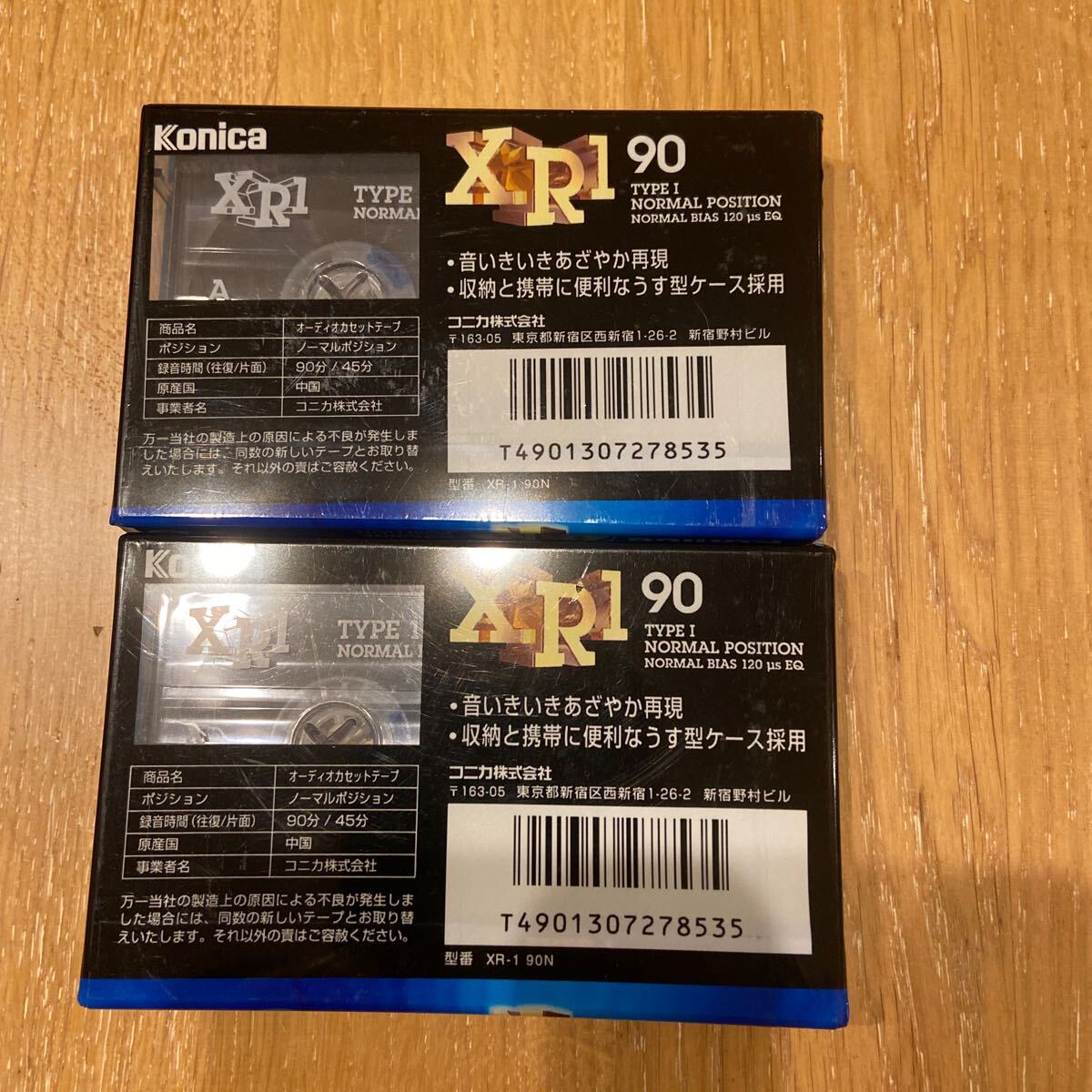 Yahoo!オークション - KonicaコニカXR1 90分カセットテープ ノーマル...