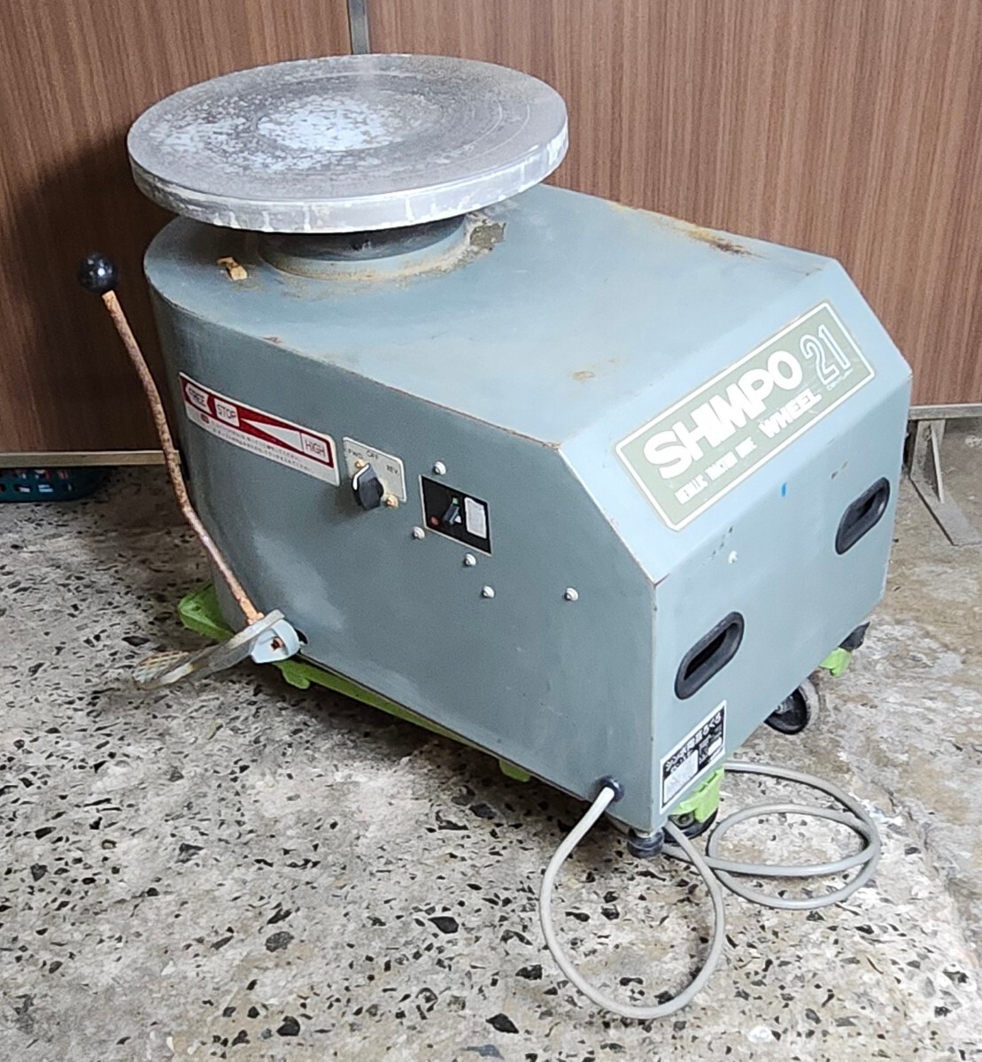 Yahoo!オークション - SHIMPO 陶芸ろくろ RK-1X形 3相200V (動力)