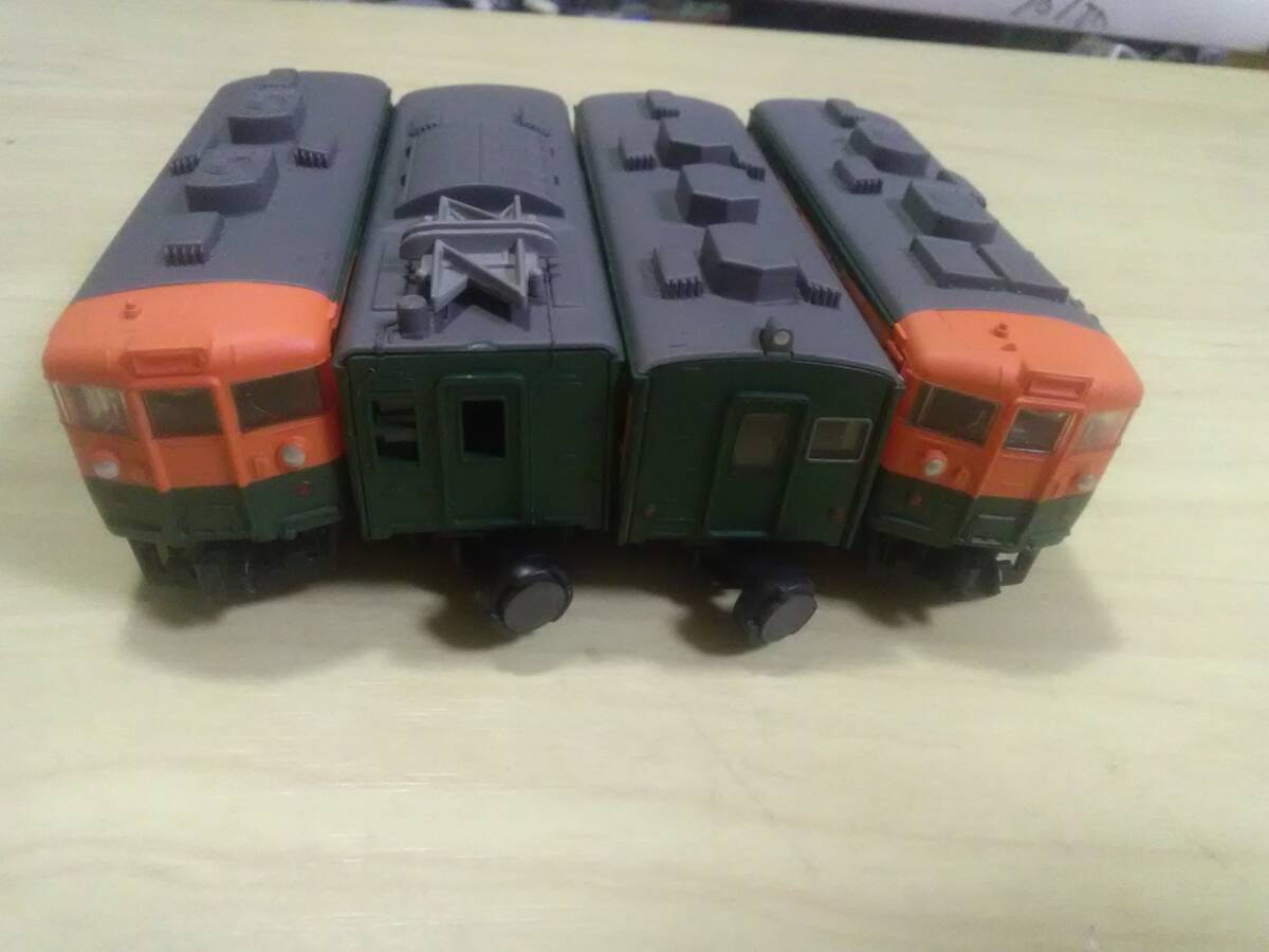 Yahoo!オークション - （管理番号7732） 165系 4両 ジャンク 部品...