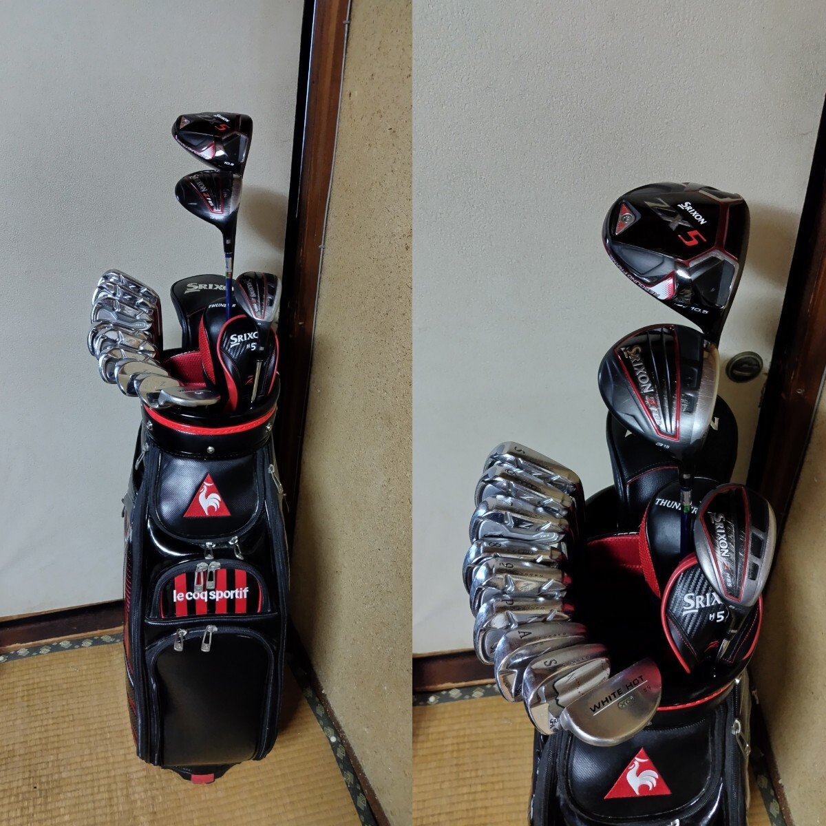 メンズゴルフセット/スリクソン ZX5他 男性用セット ルコック製3点式キャディバッグ付き(セット)｜売買されたオークション情報、yahooの商品情報をアーカイブ公開 - オークファン ...