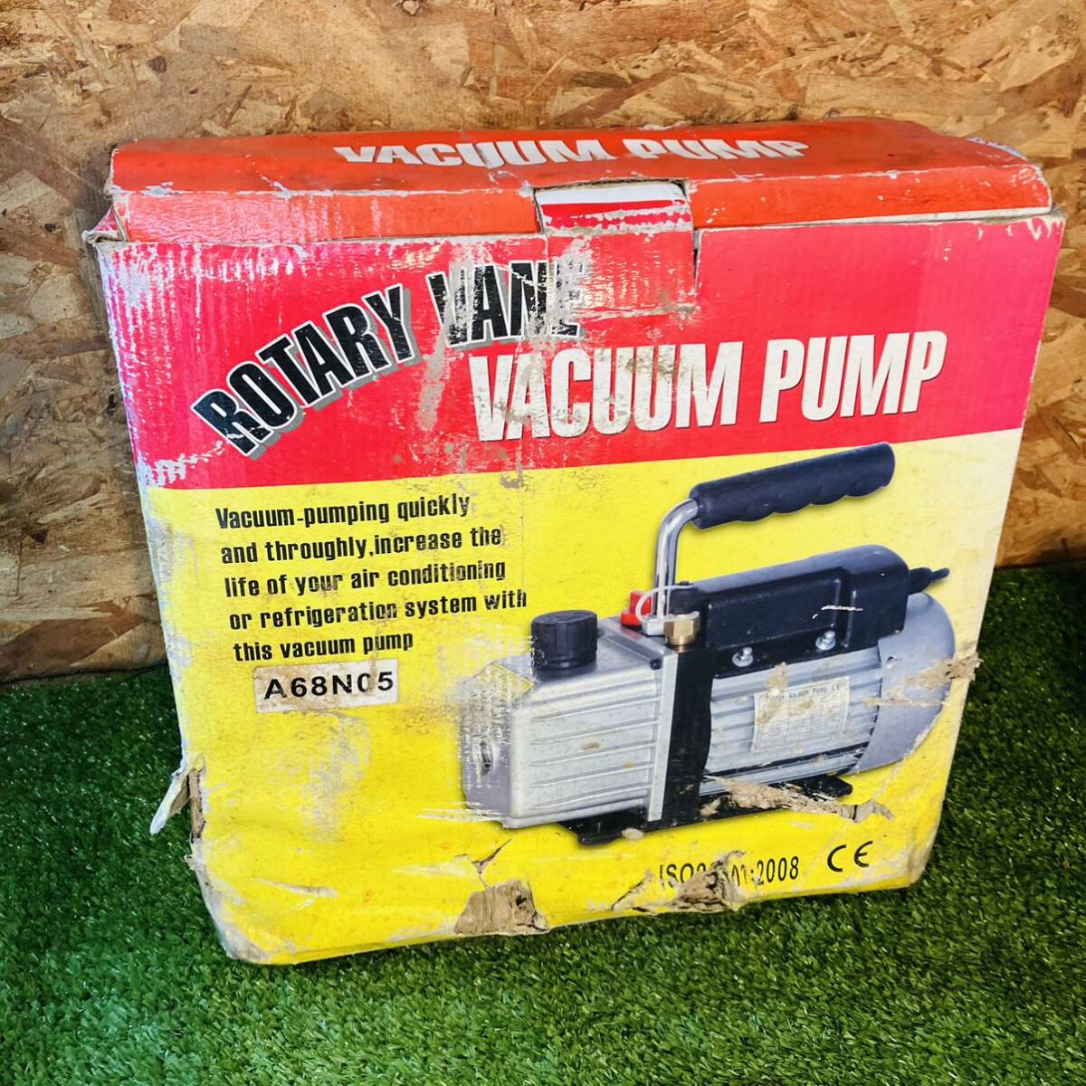 Yahoo!オークション - 真空ポンプ ROTARY VANE A68N05 バキュームポン...