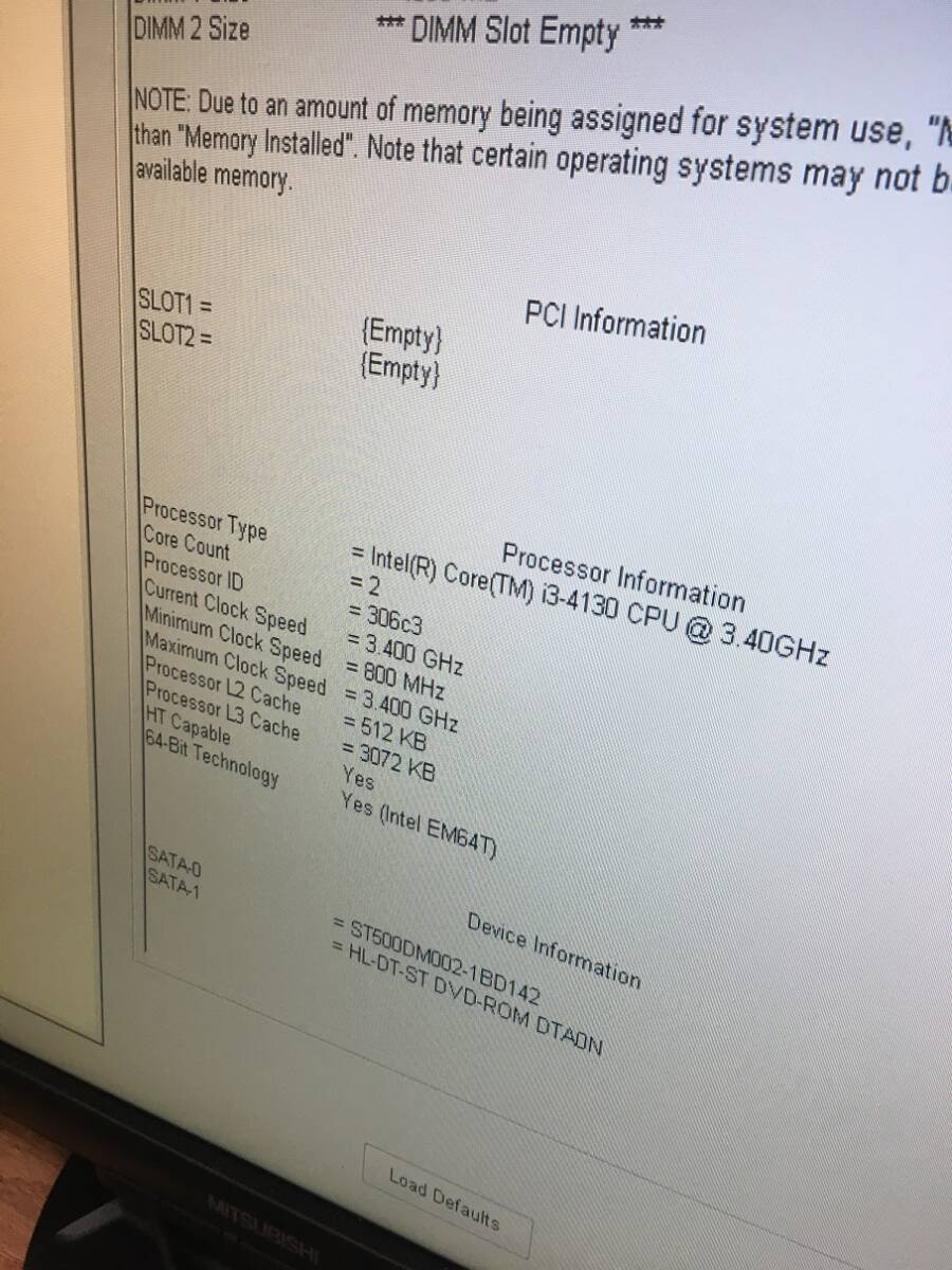 Yahoo!オークション - 1円+送料1050円スタート DELL OPTIPLEX 3020 D08...