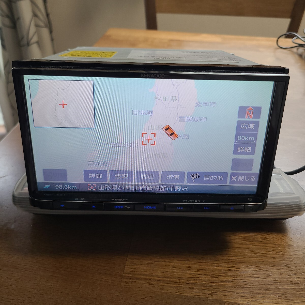 Yahoo!オークション - KENWOOD MDV-L504 中古品 【フィルムアンテナ GP...