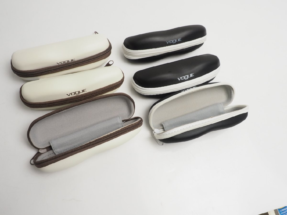 Yahoo!オークション - [6個セット] VOGUE メガネケース サイズ 約W17 x...
