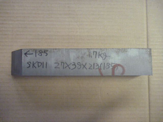 Yahoo!オークション - SKD11 端材 27×38×185