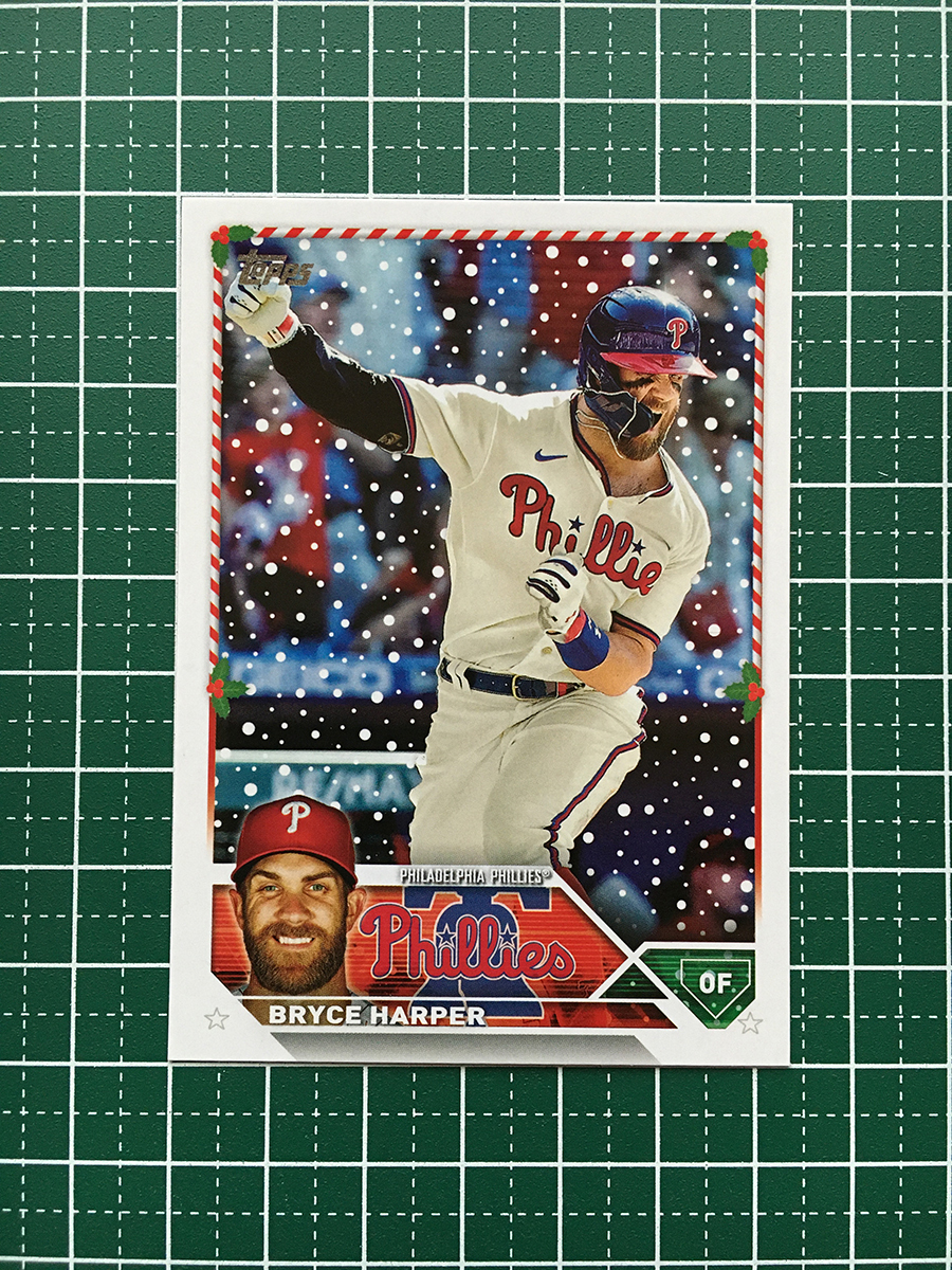 Yahoo!オークション - TOPPS MLB 2023 HOLIDAY #H84 BRYCE HARPER[PH...