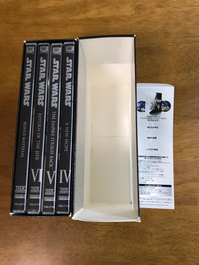 Yahoo!オークション - Y6/4枚組DVD-BOX スター・ウォーズ トリロジー ...