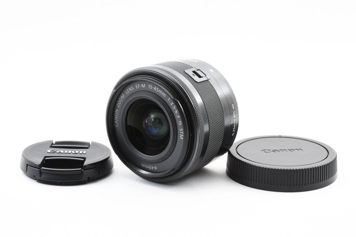 Yahoo!オークション - 動作OK Canon EF-M 15-45mm F3.5-6.3 IS STM キ...