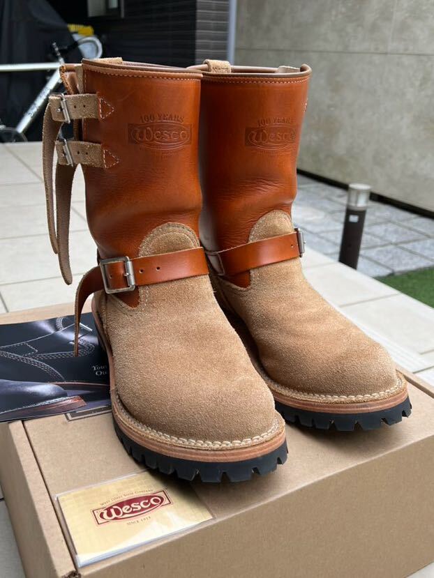 WESCO ウエスコ カスタム ボス ツートン 8 5D 美品 国内正規品 WESCO ウエスコ カスタム ボス ツートン 8 5D 美品 国内正規品