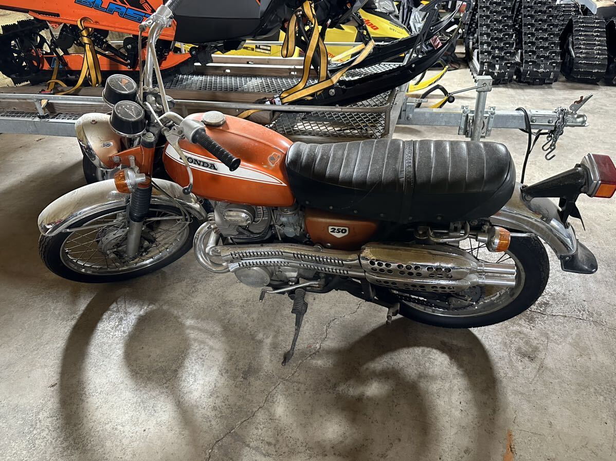 Yahoo!オークション - 激レア 1970年代 書類付 ホンダ CL250 旧車 絶版...