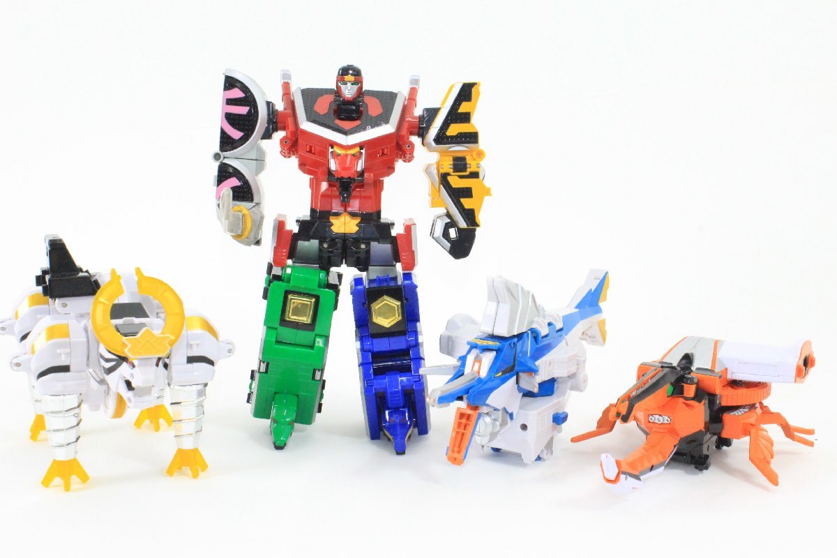 Yahoo!オークション - BANDAI 侍戦隊シンケンジャー DX戦隊ロボまとめ...