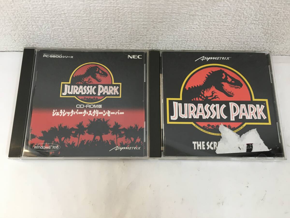 G020 PC-9800 NEC Windows 3.1 アイ オー データ機器 JURASSIC PARK ジュラシックパーク スクリーンセーバー 2本セット(その他)｜売買された ...