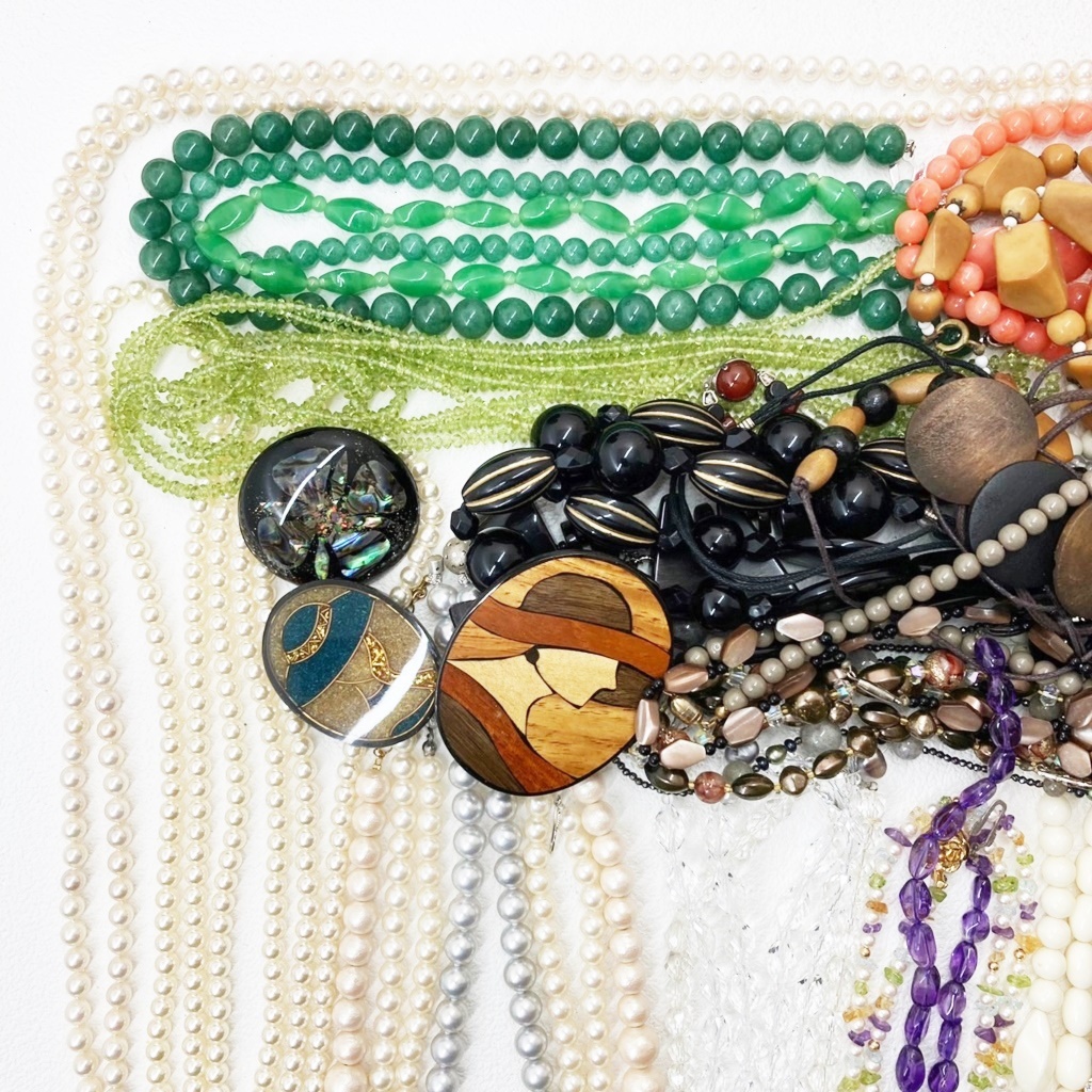 Yahoo!オークション - 【人気】アクセサリー まとめ 総重量 1 235g ネ...