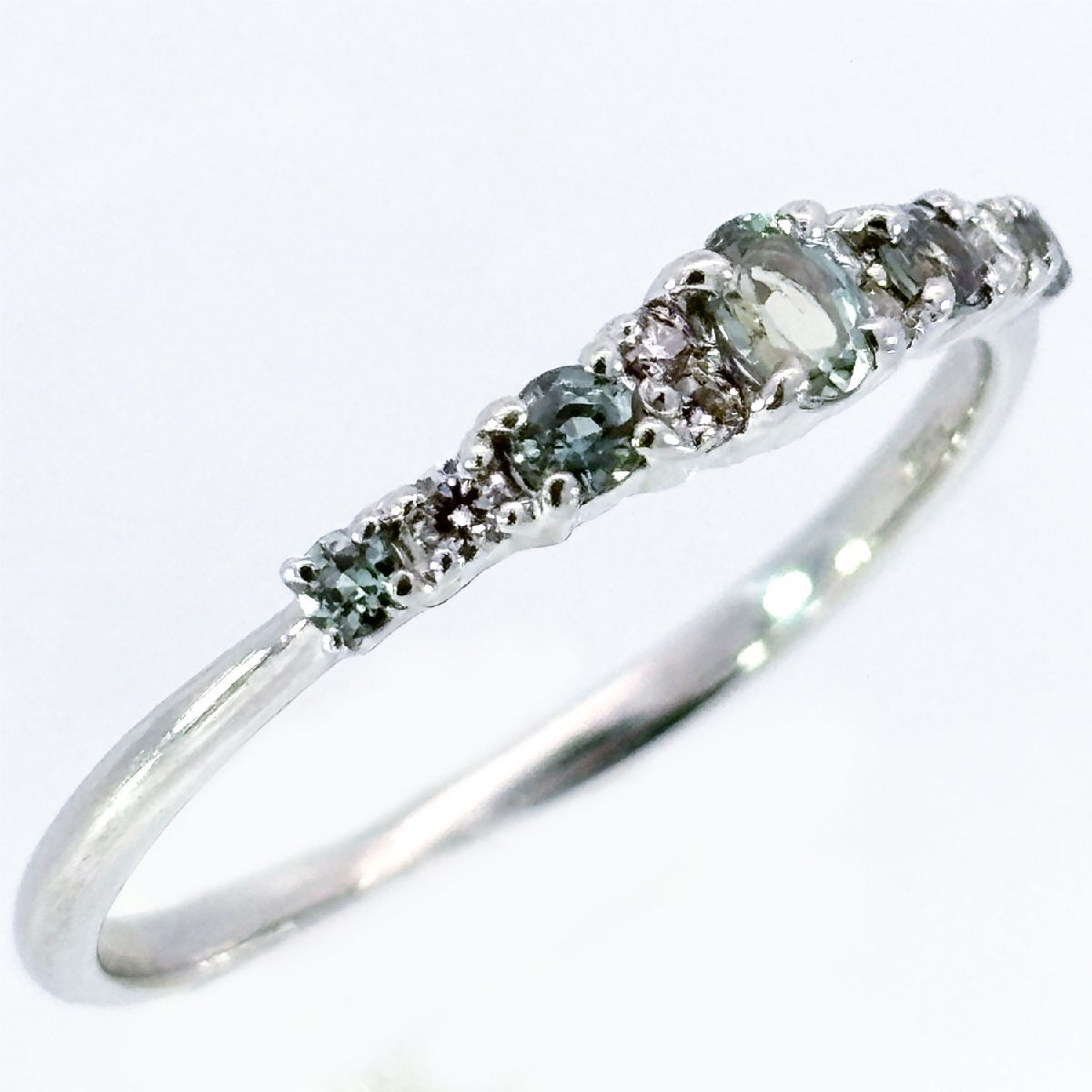 Yahoo!オークション - アレキサンドライト0.18ct ダイヤモンド0.05ct ...